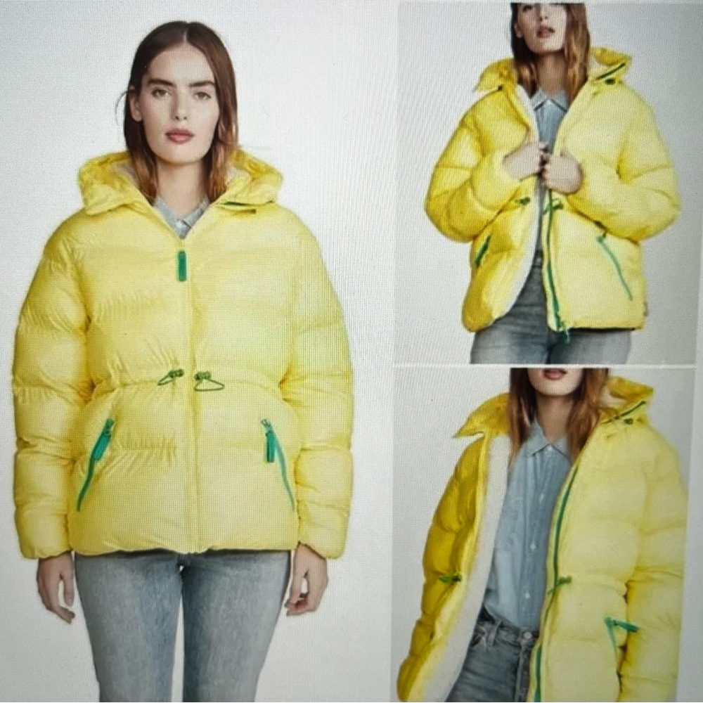 Yellow Hunter Puffer Jacket - Gem